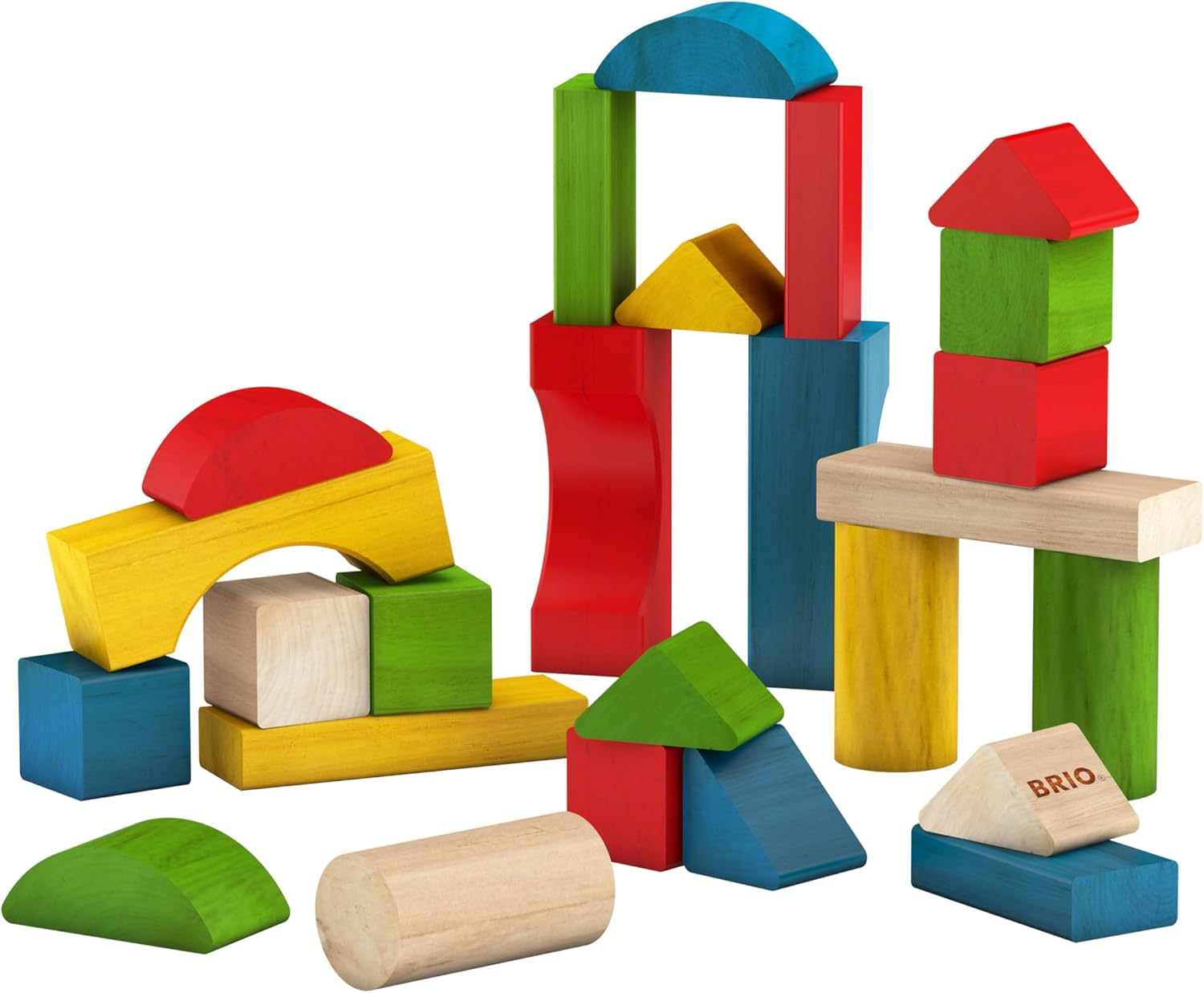 BRIO BRI-30114 Block Set (25 Pieces) : Amazon.co.uk: Toys & Games