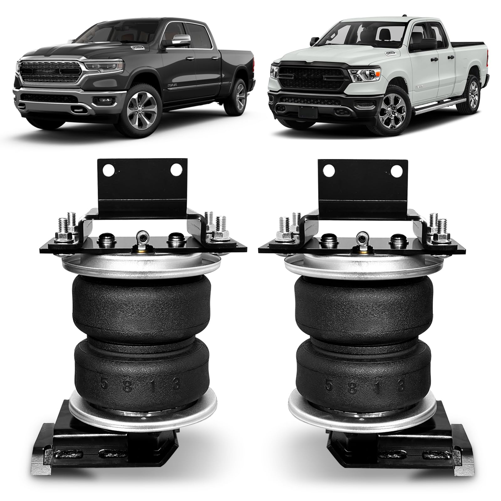 VIGOR Air Spring Bags Suspension Kit Compatible with 2011-2018 Ram 1500 ...
