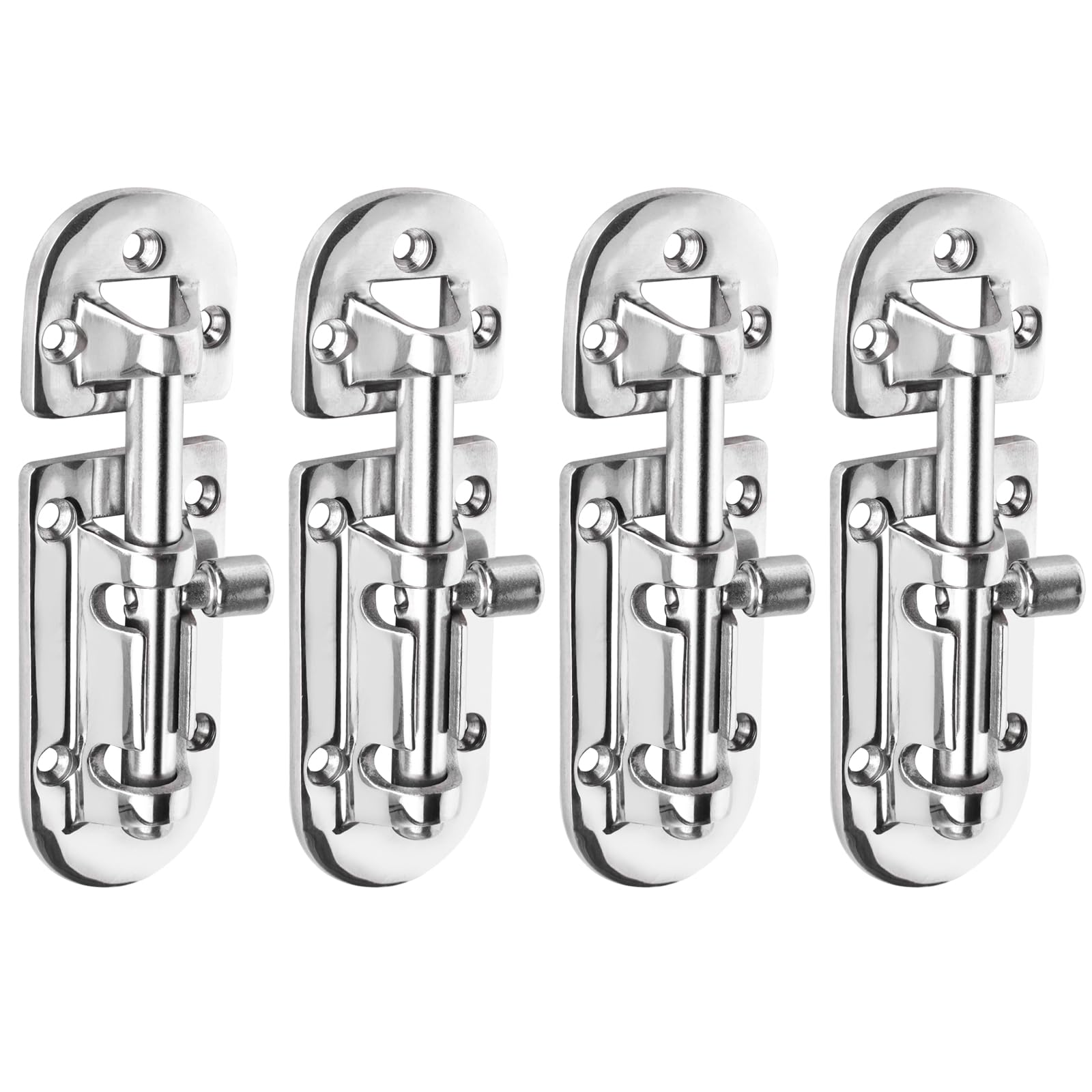 Amazon.com: NovelBee 4pcs Sliding Lock Barrel Bolts,4-2/5" Marine 316 ...