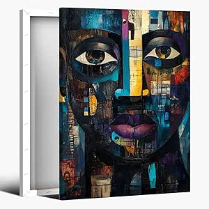 Amazon.com: African Art Poster African Heritage Tribal Mask Wall Art ...