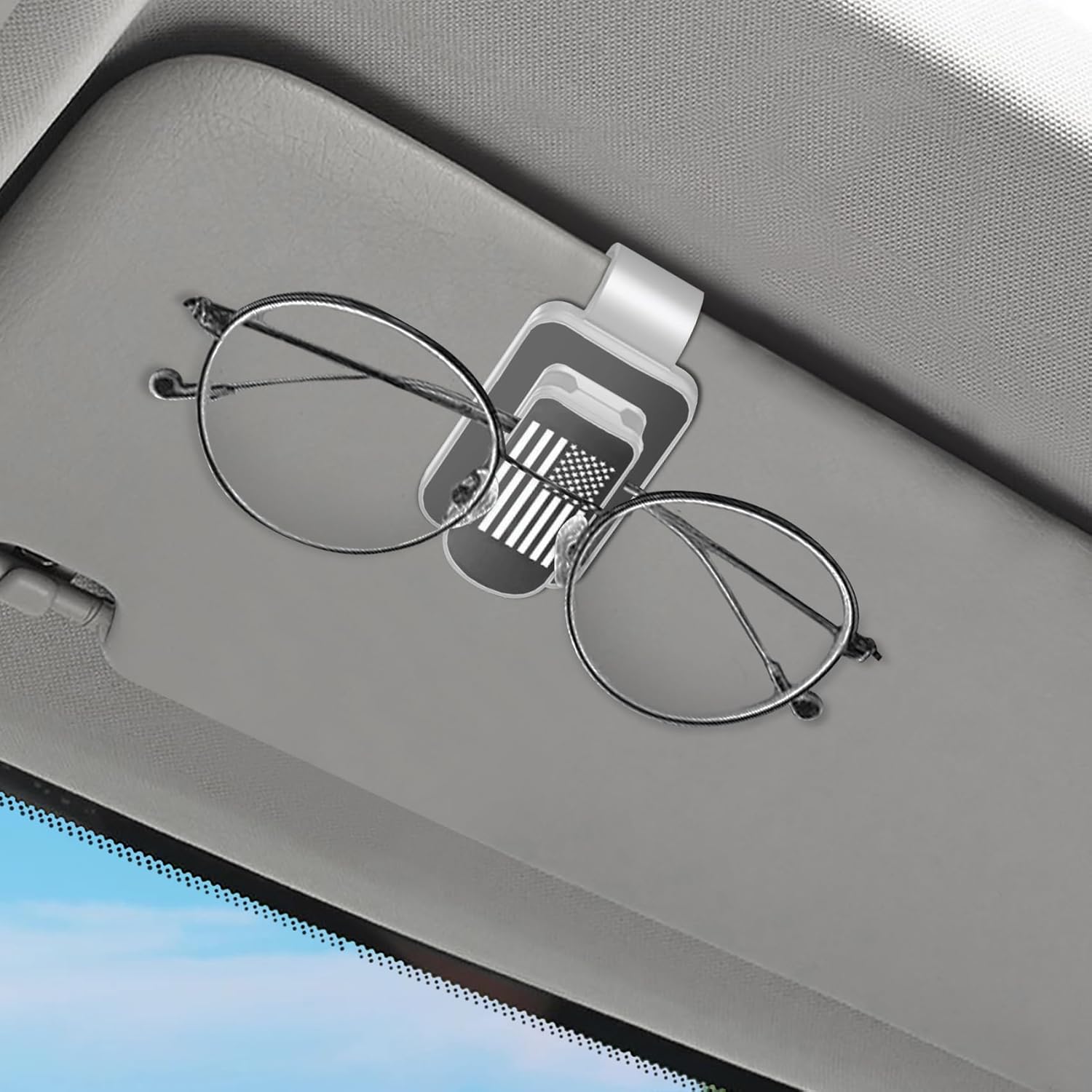 Amazon.com: ASUBHA Sunglasses Holders for Car Sun Visor, Car Visor ...