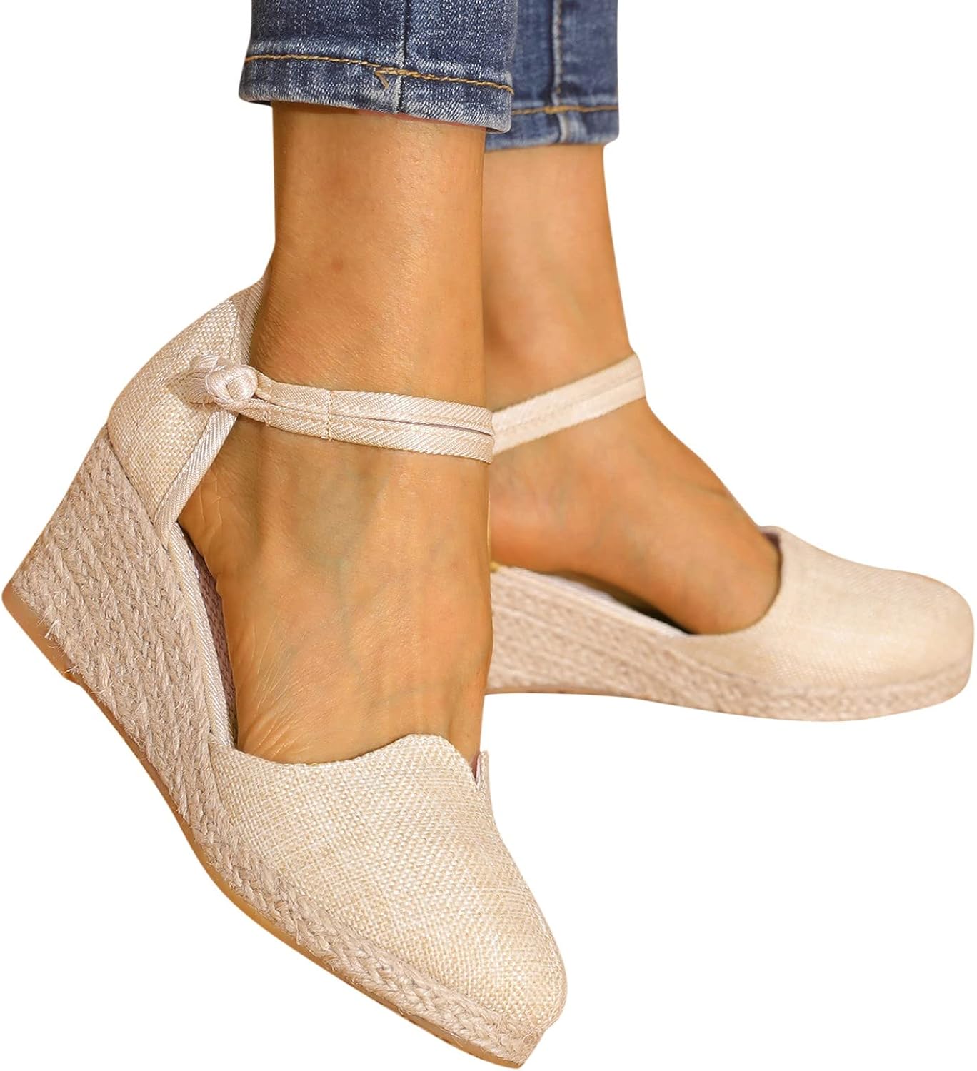 Amazon.com: Womenyiaor Womens Closed Toe Sandals, Espadrilles for Women ...