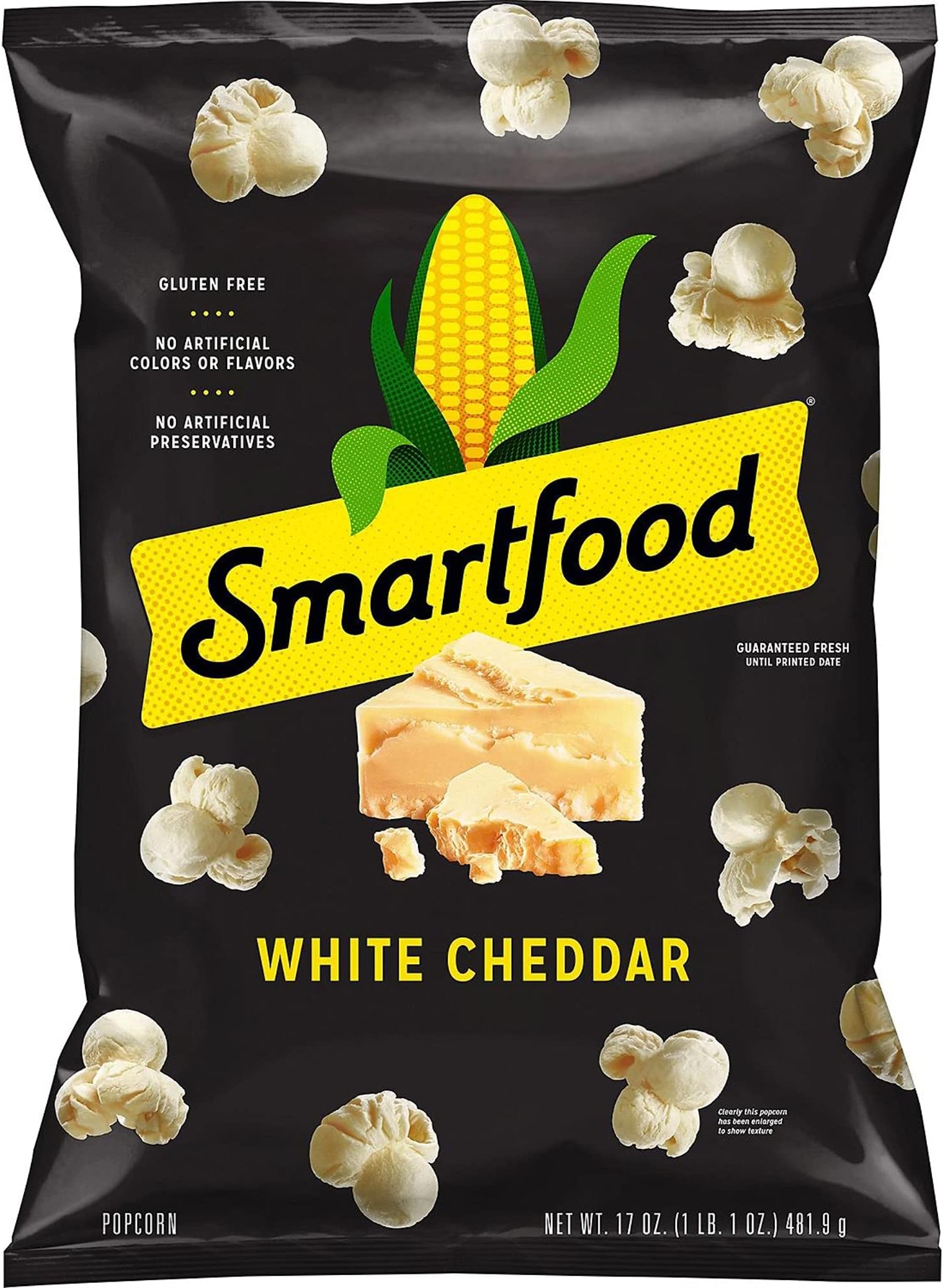 Amazon.com: Smartfood Popcorn, White Cheddar, 6.75 Oz Bag