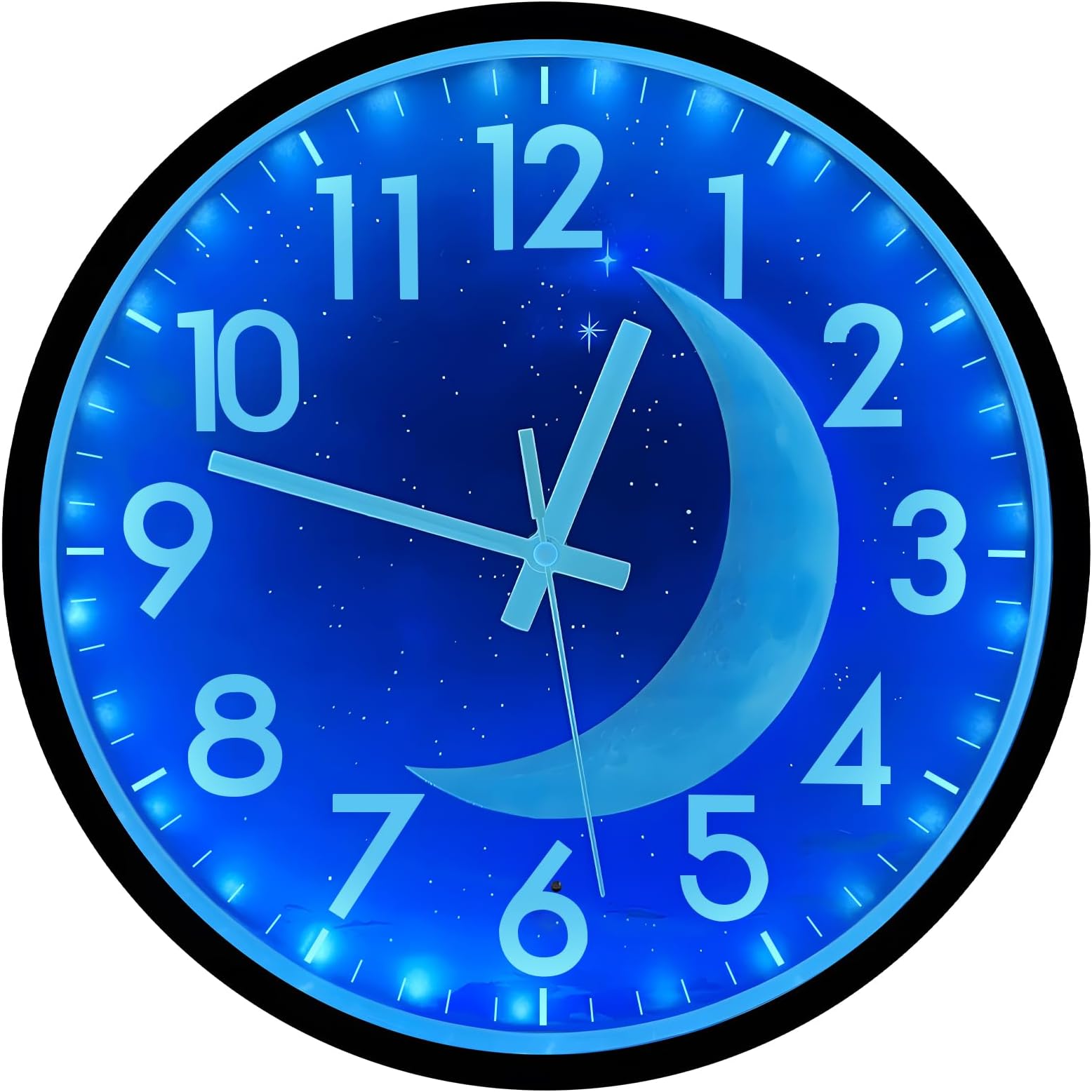 Amazon.com: NOMEDOGYIM Neon Flamingo Wall Clock Battery Operated ...