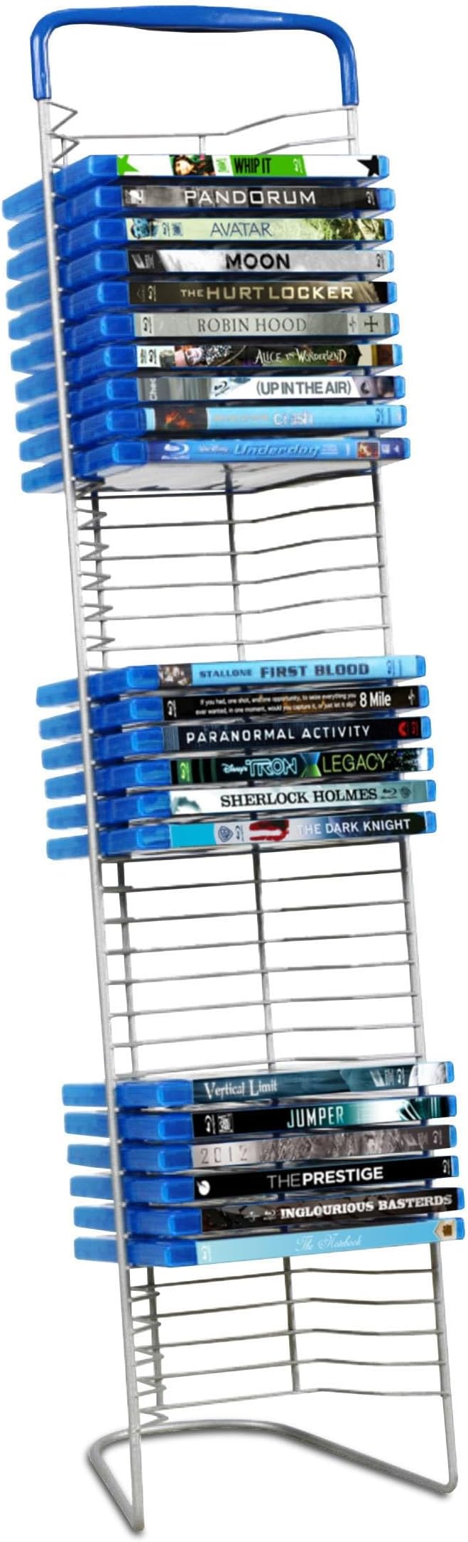 Amazon.com: Atlantic Nestable 42 DVD/Blu-ray/Games Rack - Space Saving ...