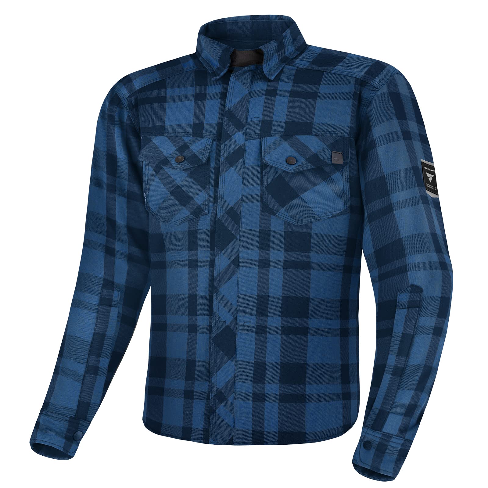 SHIMA RENEGADE MEN 2 Motorcycle Shirt for Men - Armored Plaid Biker ...