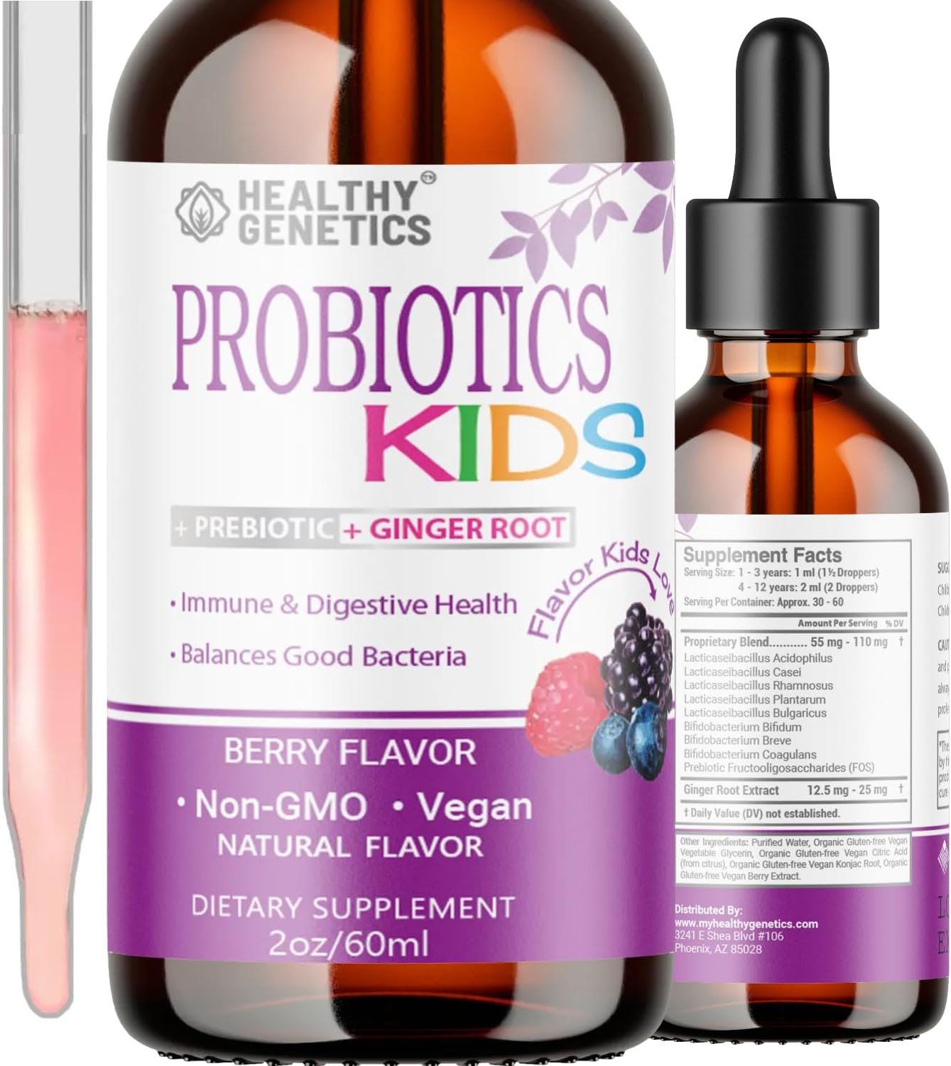 Amazon.com: Burst Kids Probiotics (Strawberry Vanilla) | 45 Lozenges ...