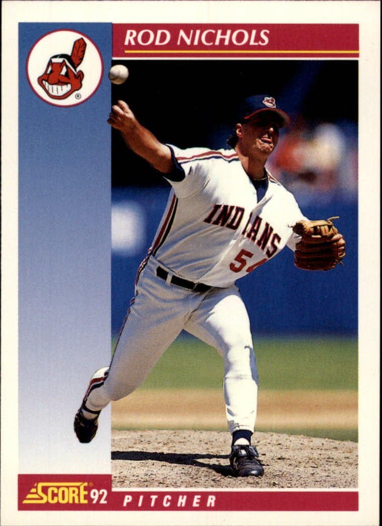 Amazon.com: 1992 Score Baseball Card #559 Rod Nichols : Collectibles ...