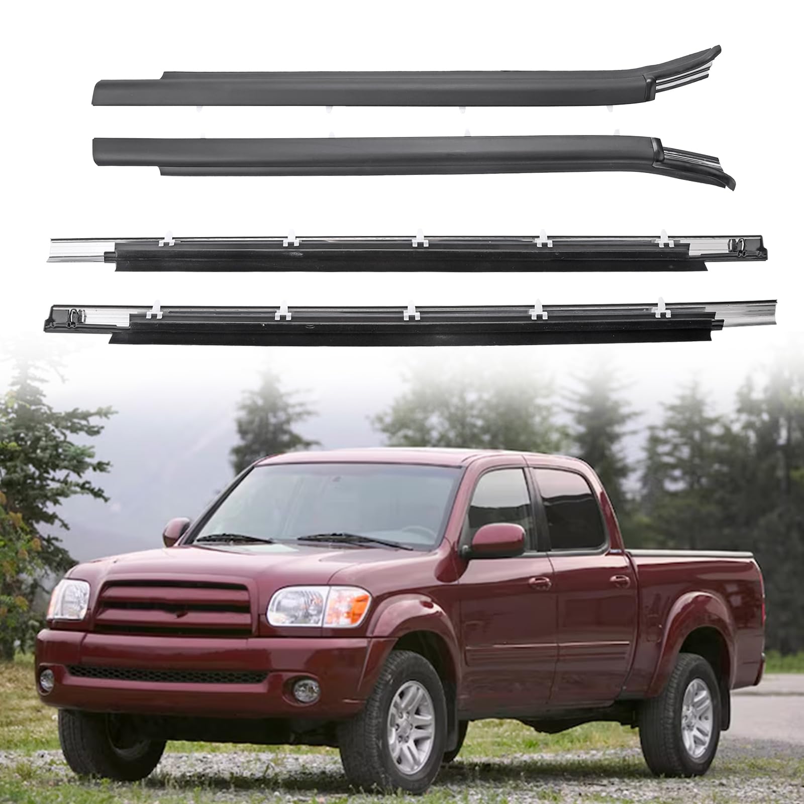 Amazon.com: Dtomi Door Belt Window Molding Weatherstrip Trim Seal Belt ...