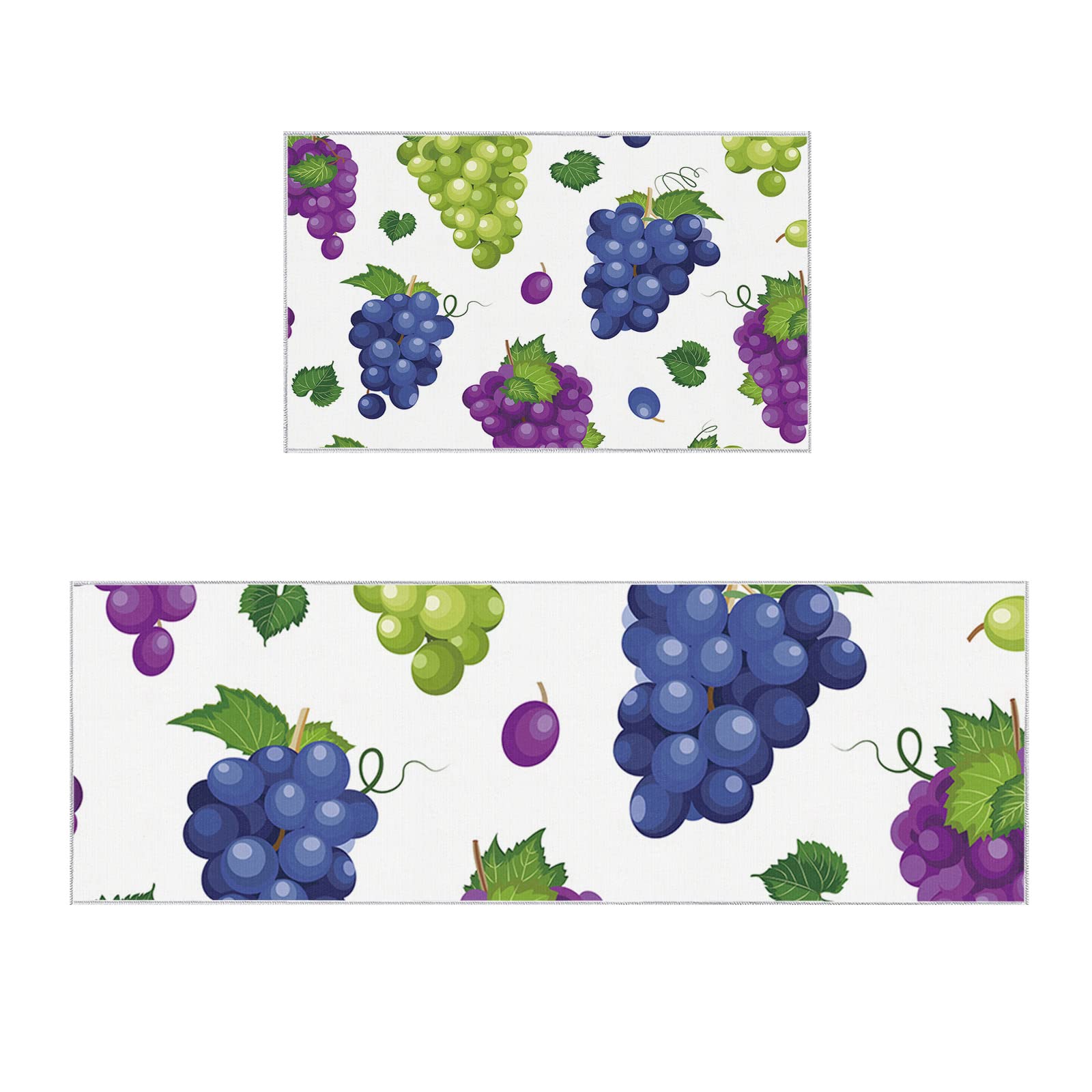 Purple Kitchen Rugs With Fruit