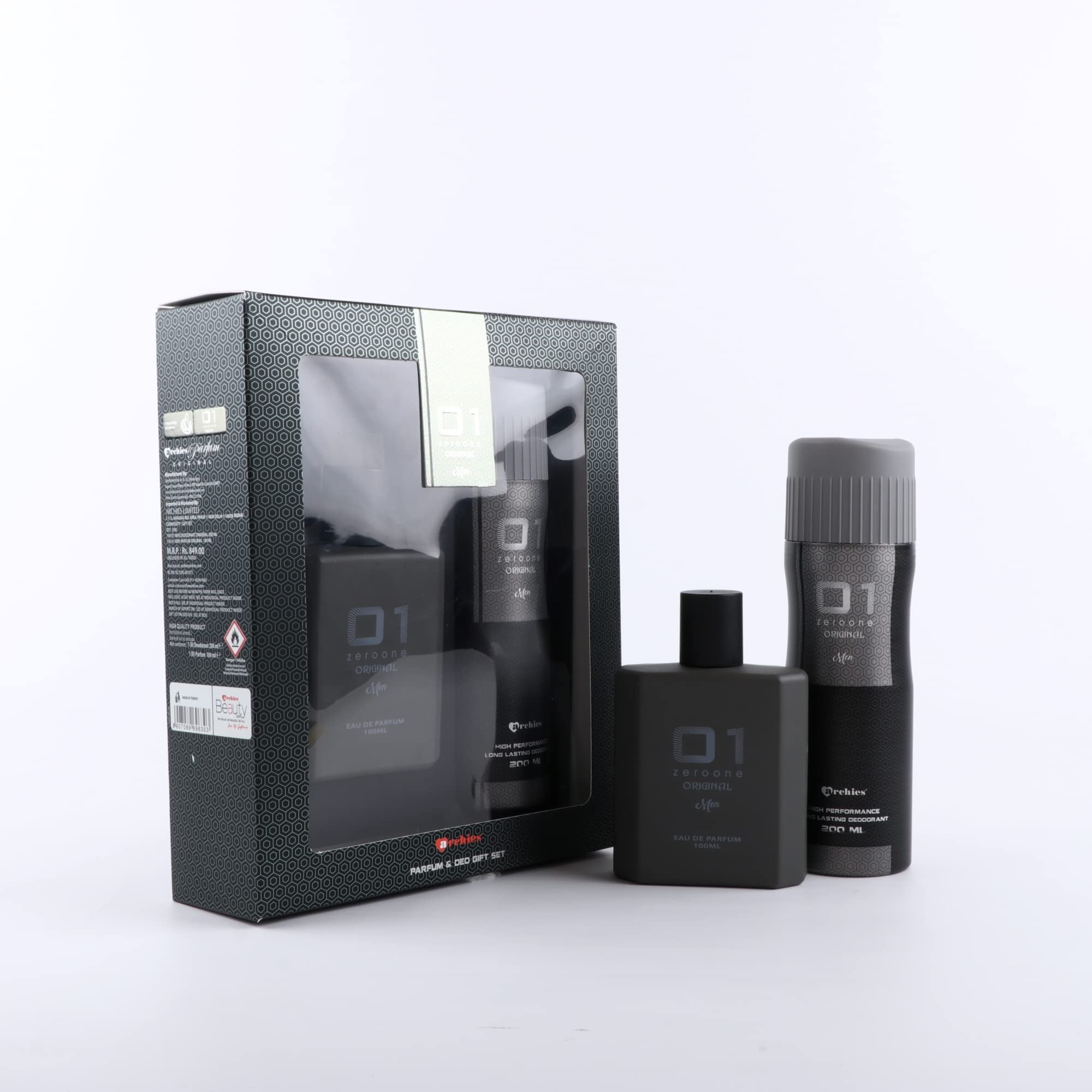Buy Archies Gift Combo Of Original 01 Zeroone Deodorant And Perfume For ...