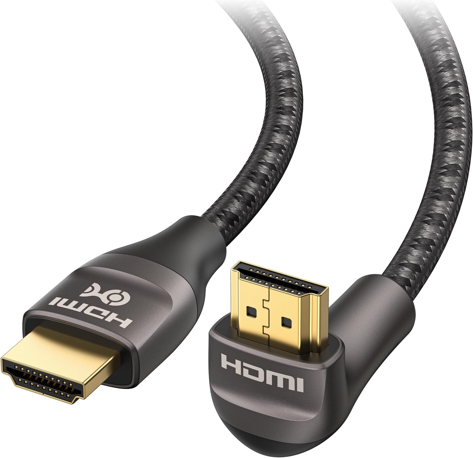 Cable Matters 48Gbps Ultra HD 8K Right Angle HDMI Cable 2m (270 Degree ...