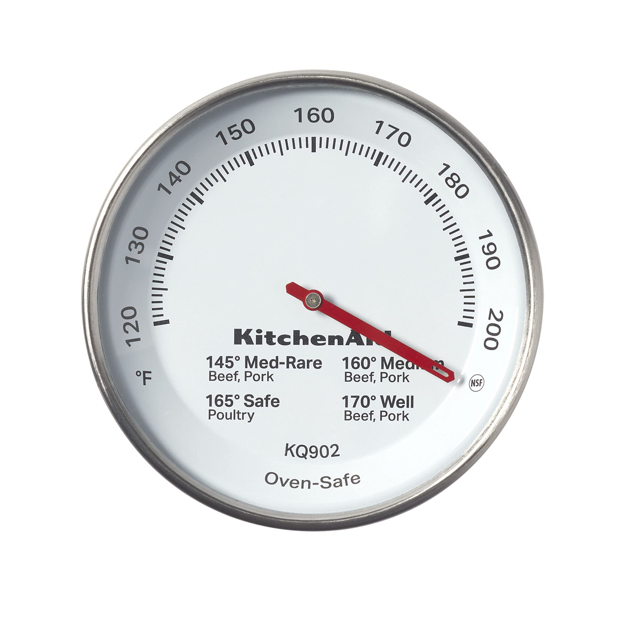 KitchenAid - Dial Thermometer, Easy-to-Read Oven Safe Leave-in ...