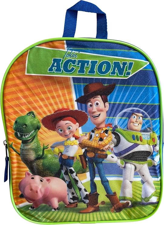 Amazon.com | Fast Forward Toy Story ''Action'' 11'' Mini Backpack (Blue ...