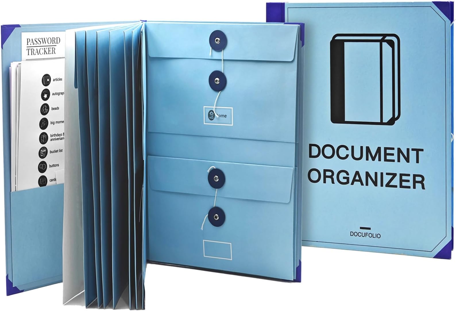 Amazon.com: Document Organizer Folio, in Case i Go Missing Binder, if i ...