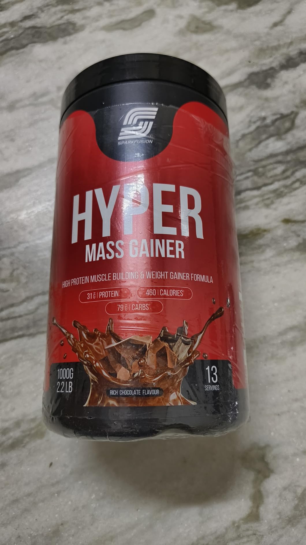 Sparkfusion Hyper Mass Gainer High Protein Muscle Building & Weight ...