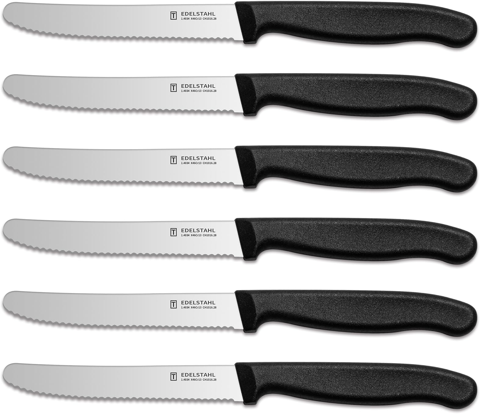 Kitchen Devils 1000775 Lifestyle Tomato Knife , Black , 30.5x8.5x2 cm ...
