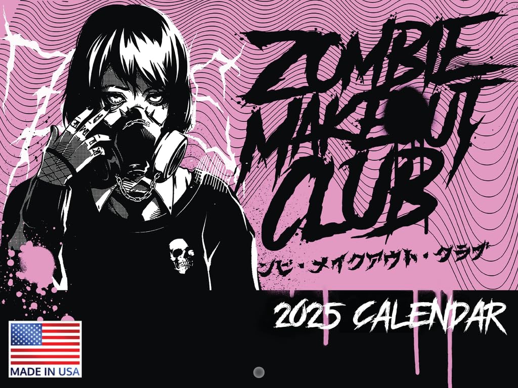 Amazon.com: ZMC Zombie Makeout Club Calendar 2025 Monthly Wall Calender 12 Month | American Made ...