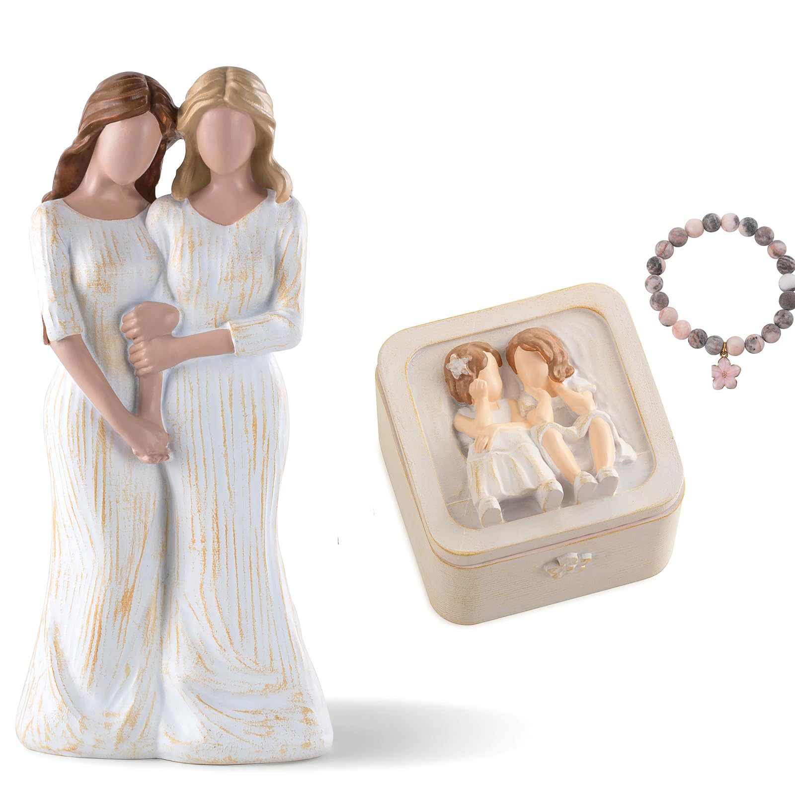 Amazon.com: Storieme Sister Figurines Bundle Sister Keepsake Box : Home & Kitchen