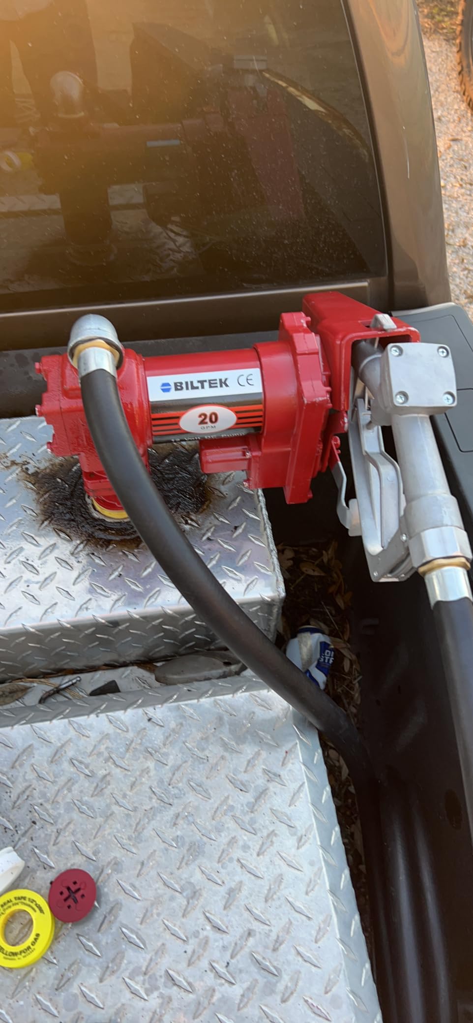 Amazon.com: Biltek 12V DC High-Flow 20 GPM Fuel Transfer Pump ...