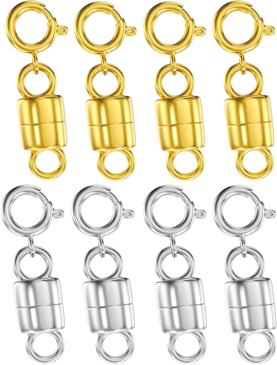 Amazon.com: Clysoru Necklace Clasps and Closures 14k Gold and Silver ...