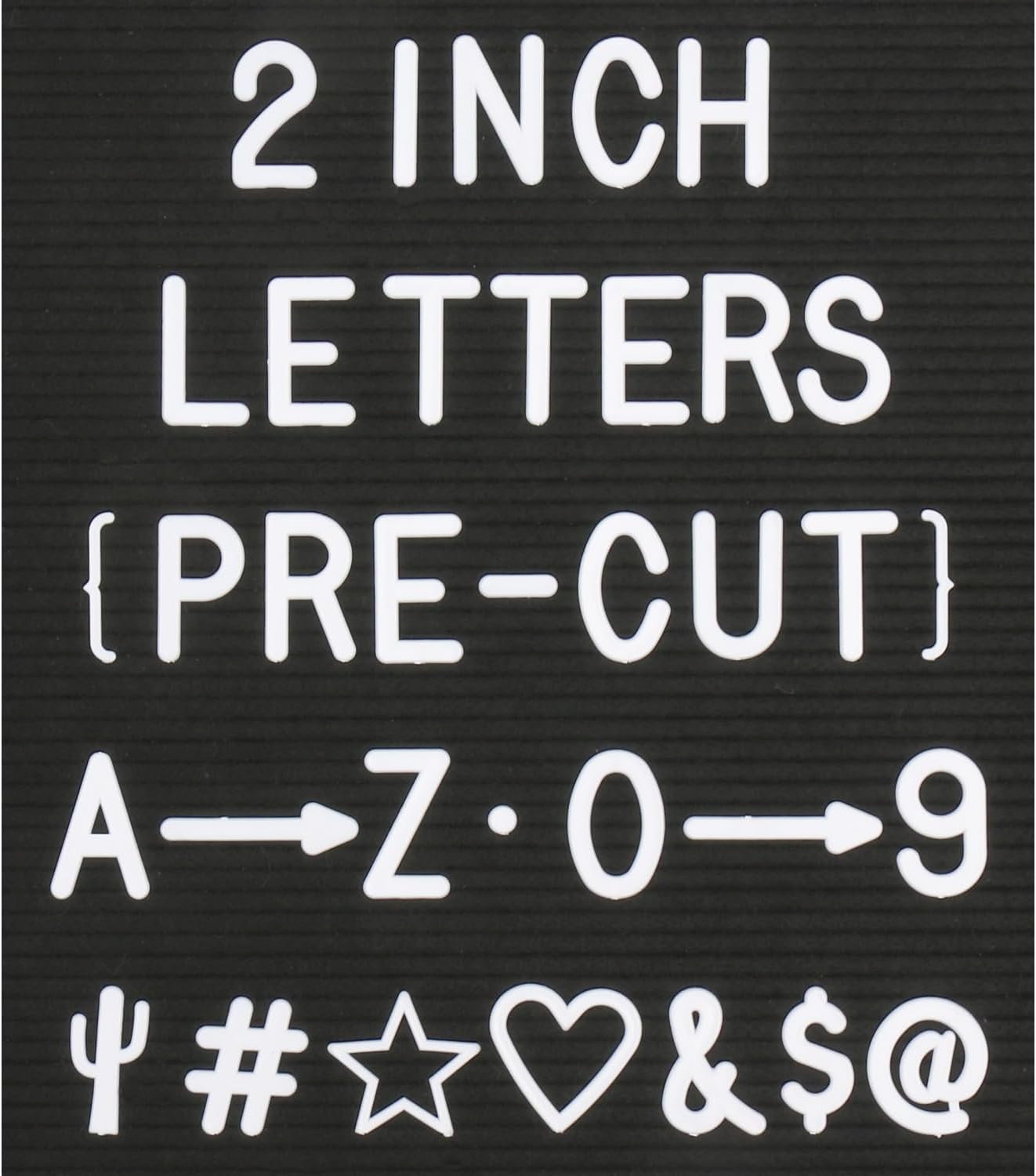 Amazon.com : Universal Single Tab White Changeable Letters for Grooved ...