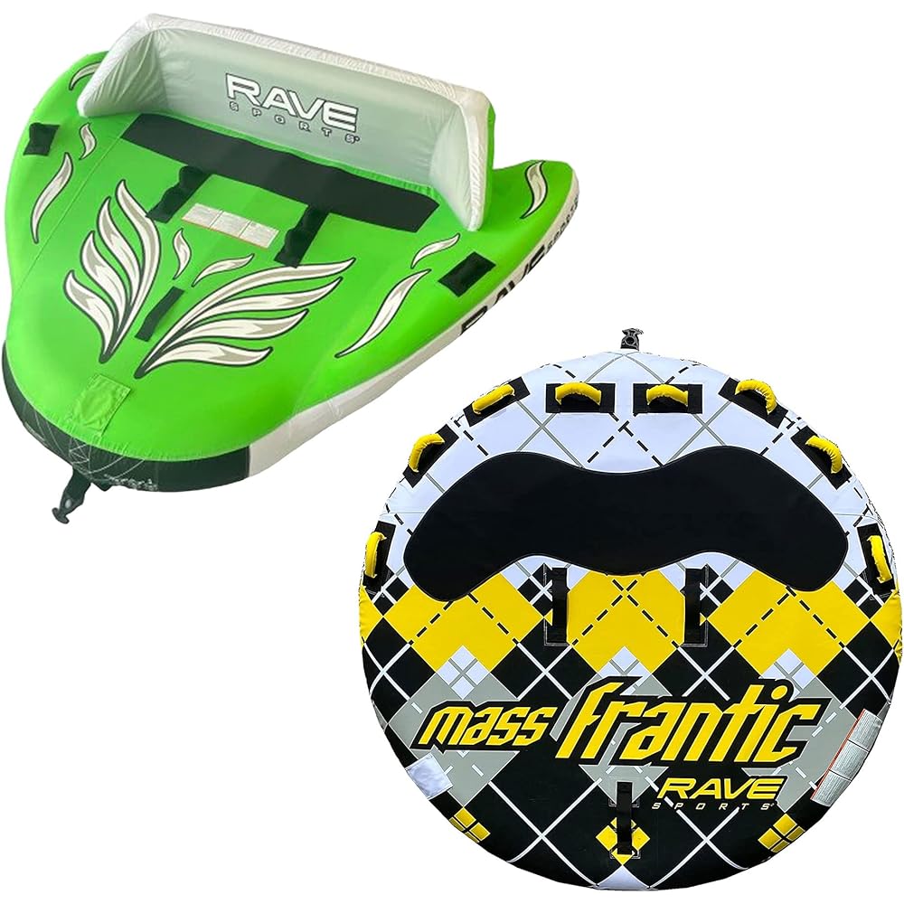 $17/mo - Finance RAVE Sports 02408-RV Mass Frantic 4 Rider Towable Boat ...