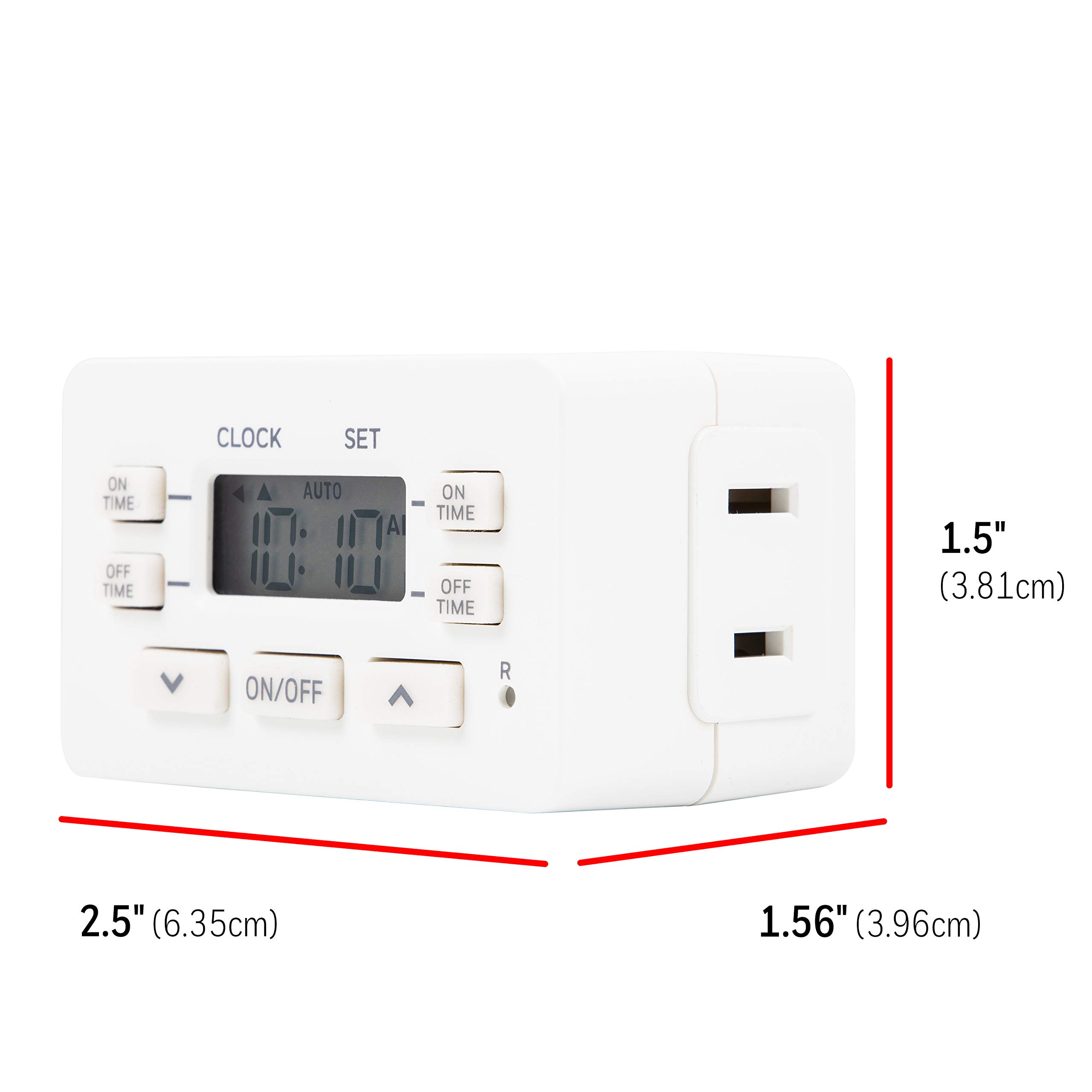 Snapklik.com : UltraPro 24hr Digital Bar Outlet Timer - 1-Polarized