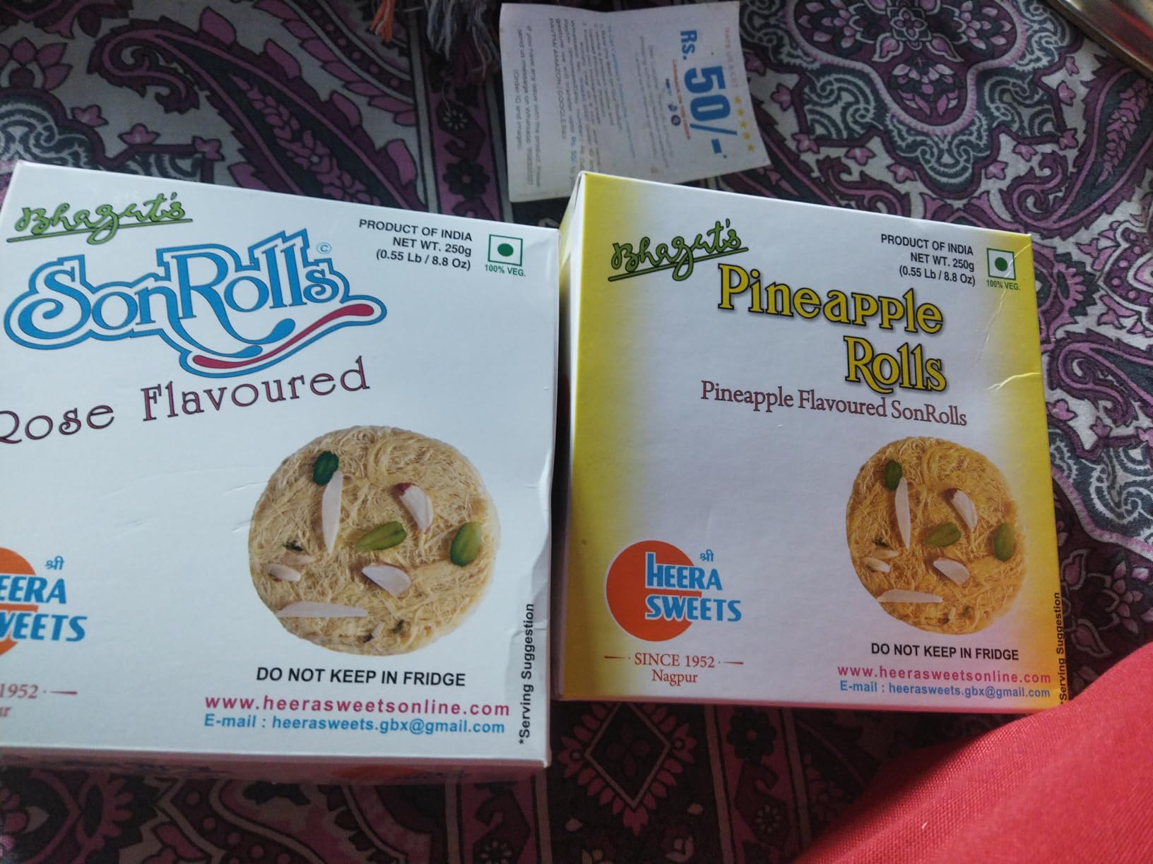 Bhagat's Heera Sweets SonRoll Shree Heera Sweets - SonRoll Combo ...