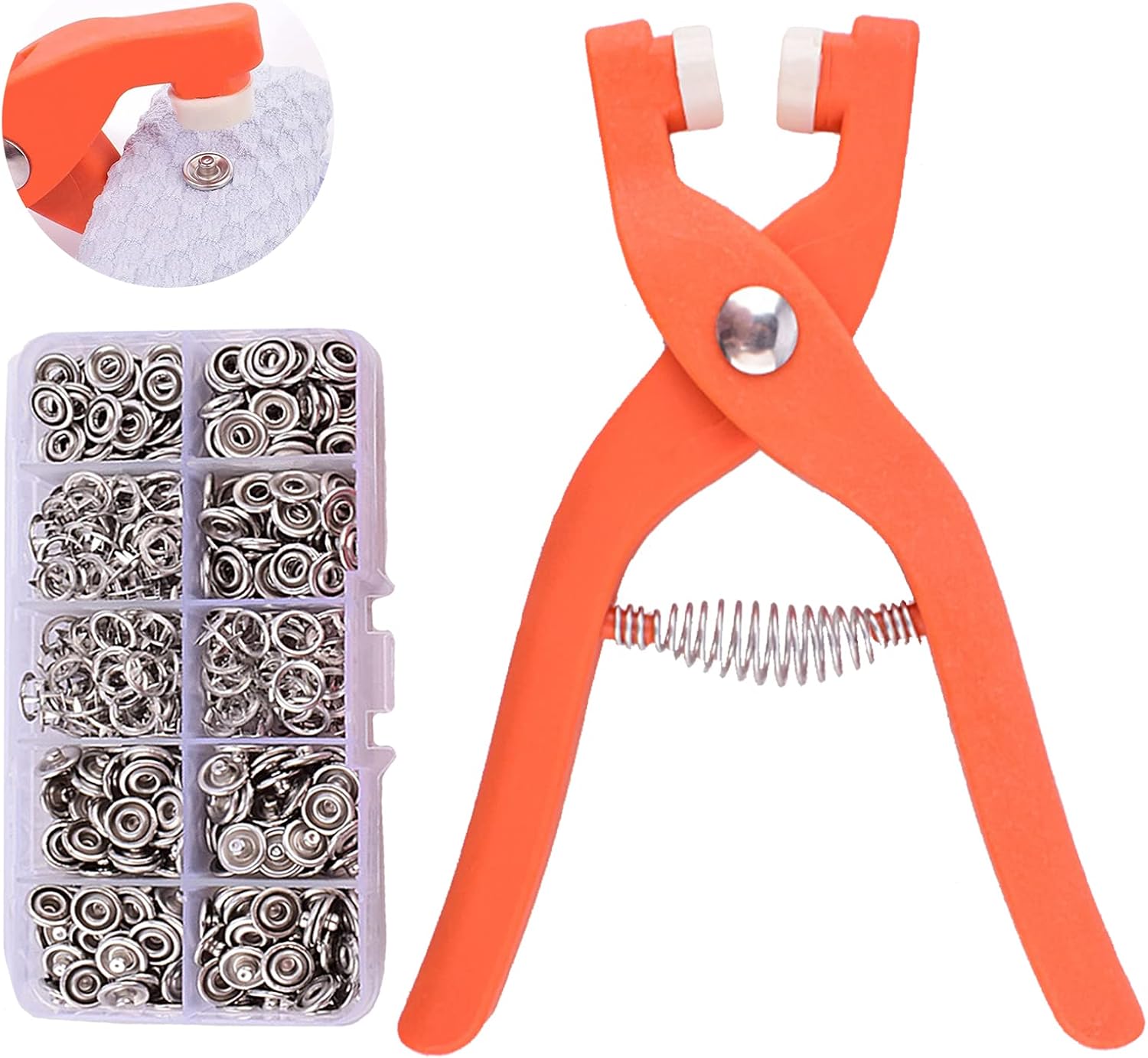 Amazon.com: Five Claw Buckle Tool Set, Metal Snap Buttons with Fastener ...
