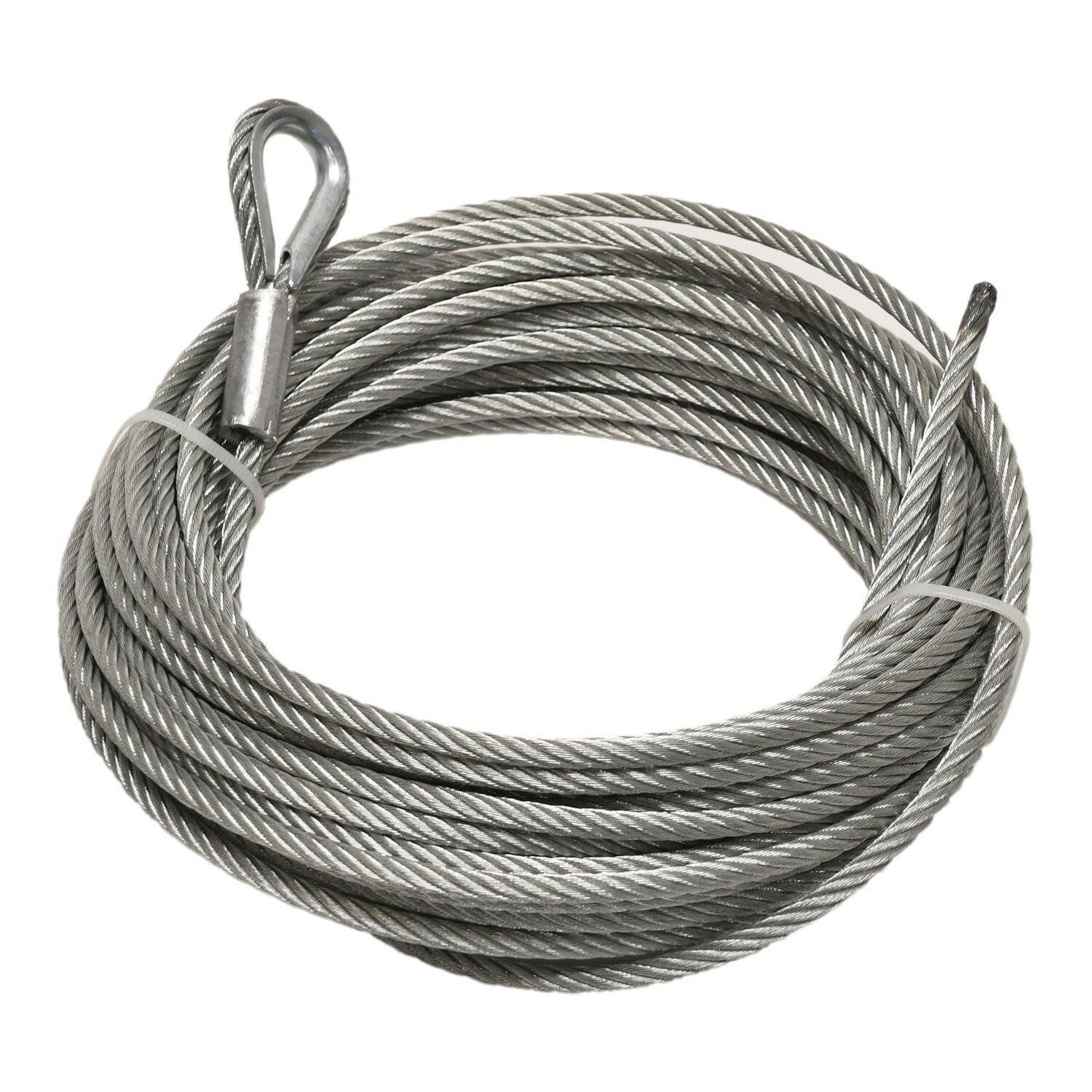 Amazon.com: Superwinch 87-42612 Steel Wire Winch Rope 1/4" x 55' fits ...