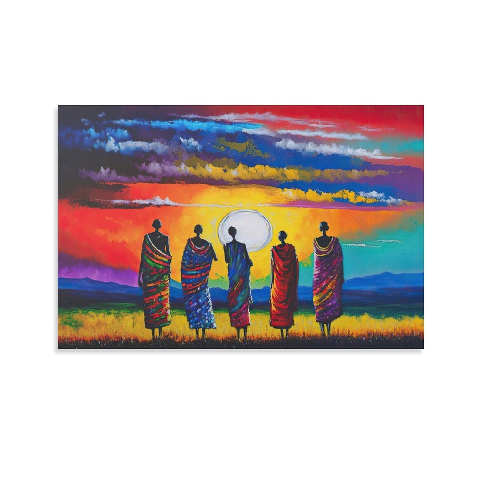 African People Paintings