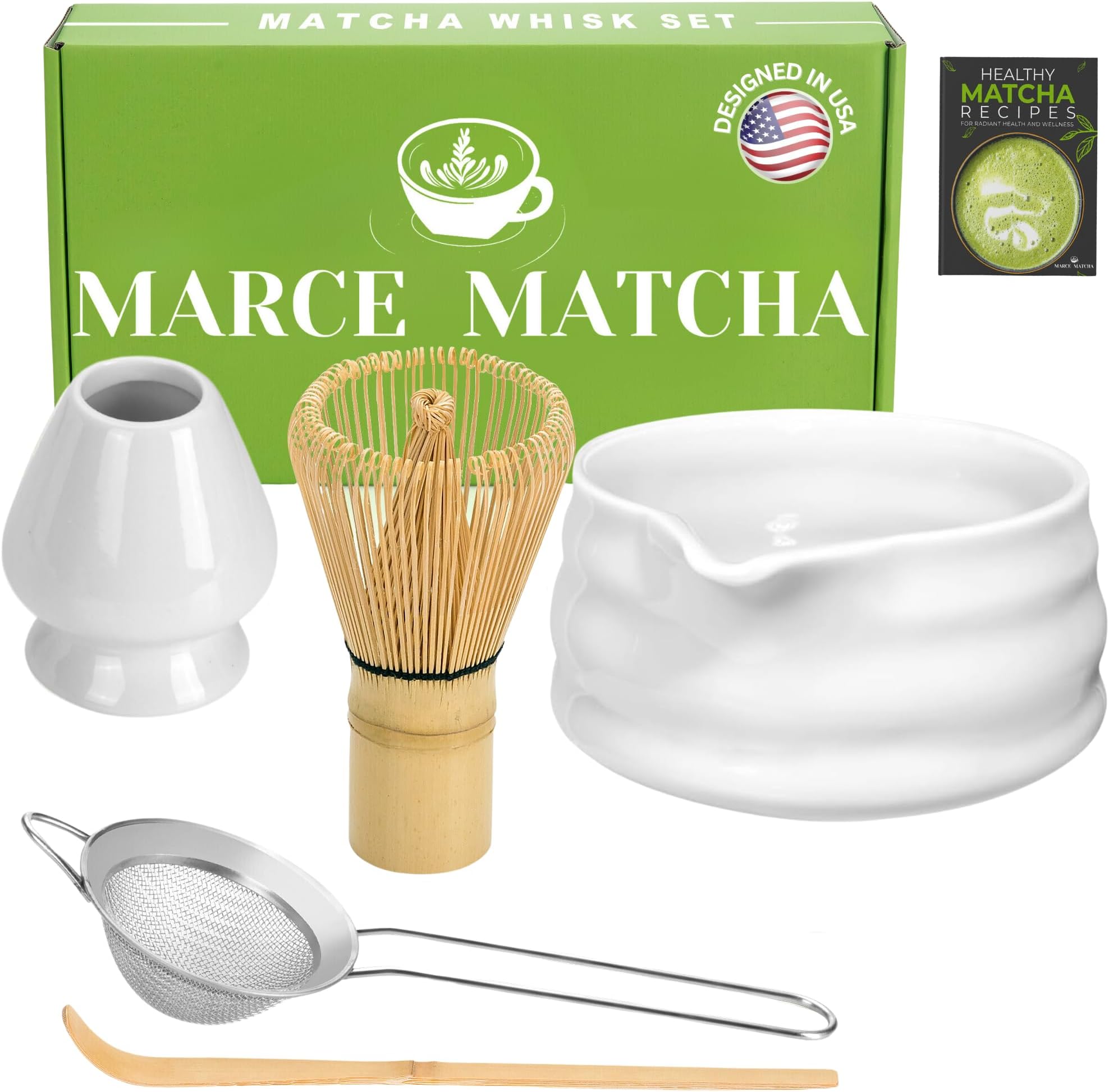 Amazon.com: PARAFUL Matcha Tea Set, Matcha Bowl and Whisk set, Matcha ...