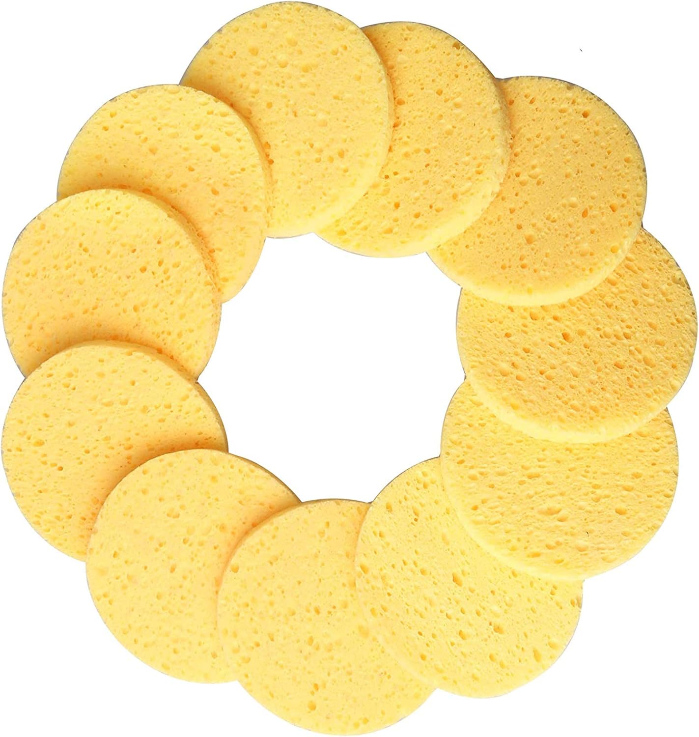 TALITARE 50 Pieces Face Cleaning Sponge, Natural Facial Sponge ...