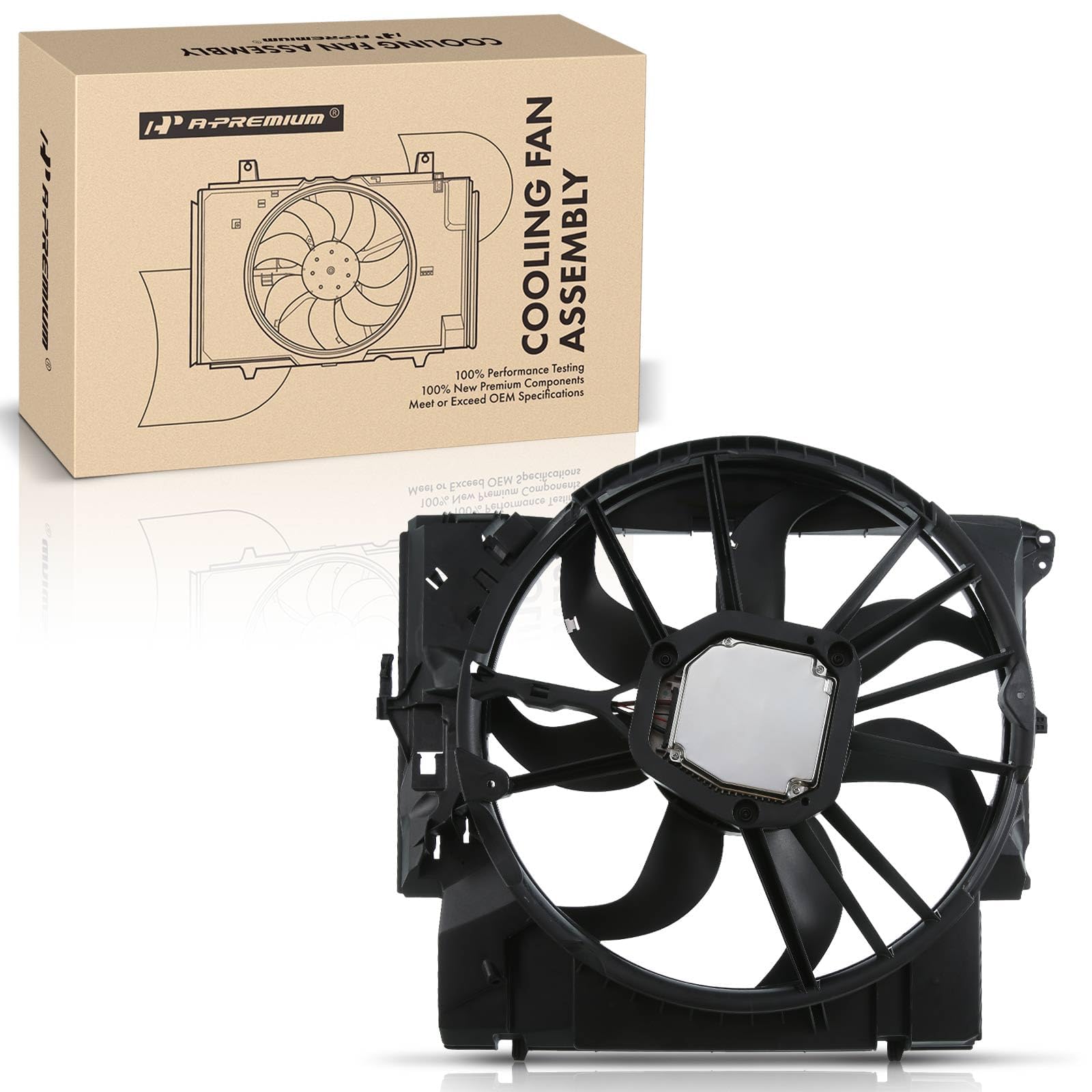 Amazon.com: A-Premium Engine Radiator Cooling Fan Assembly with ...