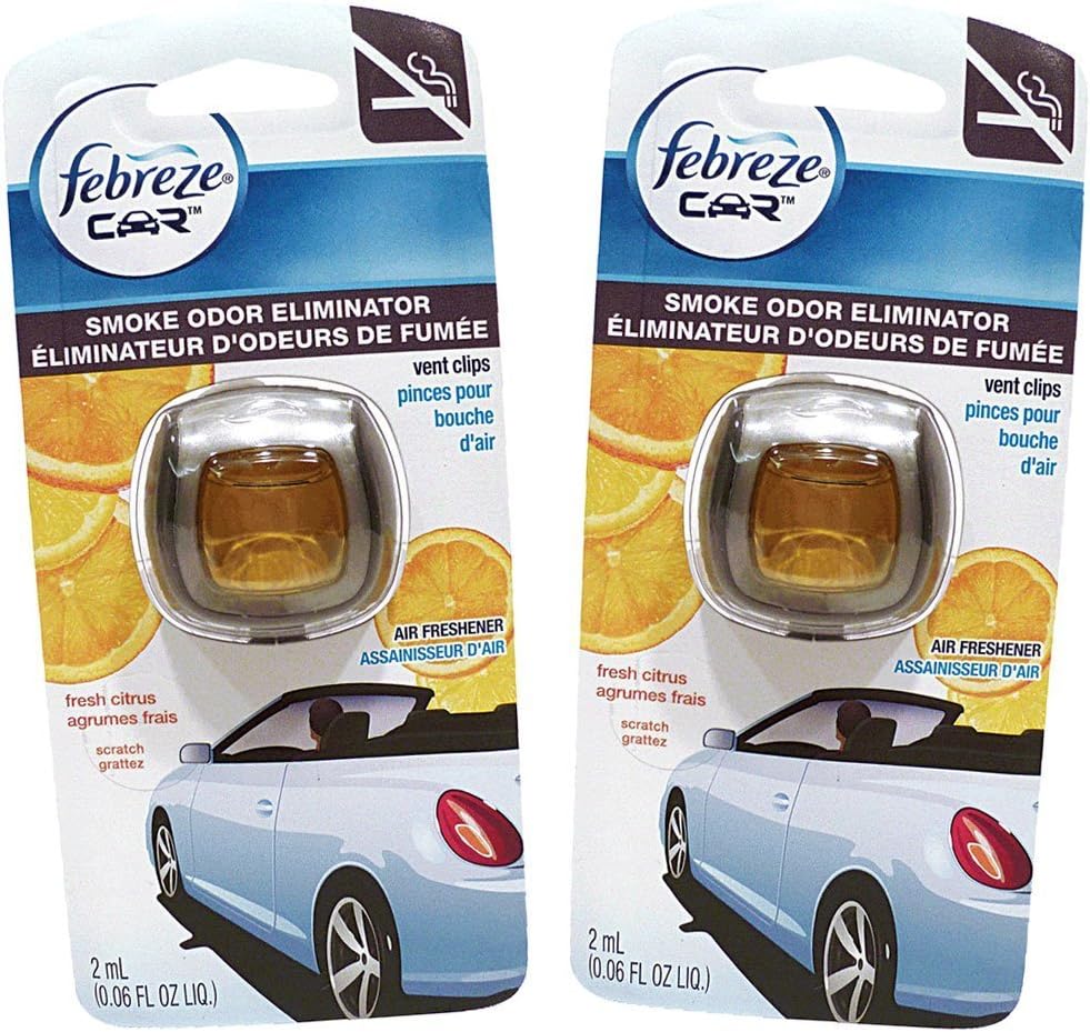 Amazon.com: Febreze Car Air Fresheners, New Car Scent, Odor Eliminator ...