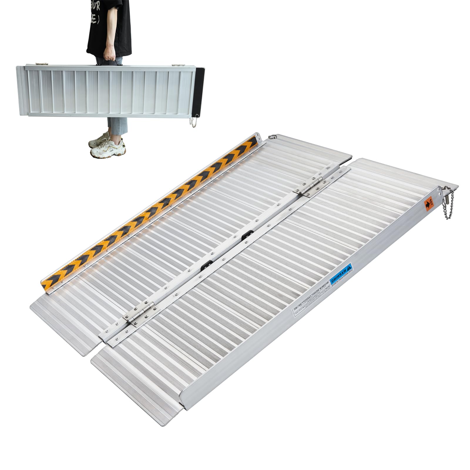 KOLO 4FT Wheelchair Ramp Threshold Ramp Portable Handicaps Ramp ...