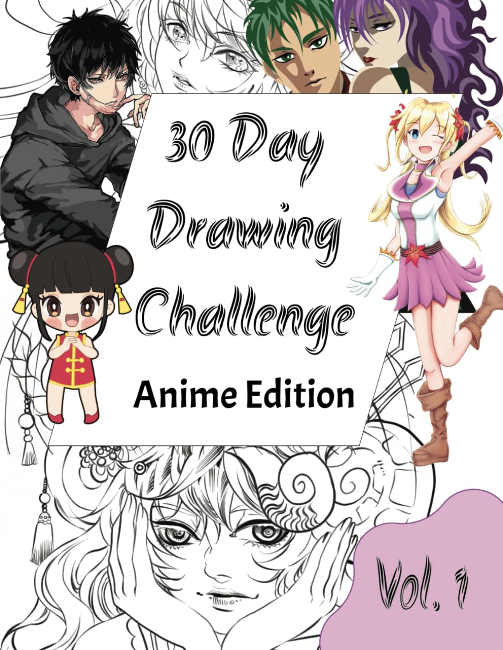 Amazon.com: The 30 Day Drawing Challenge Anime Edition Volume 1: Prompt ...