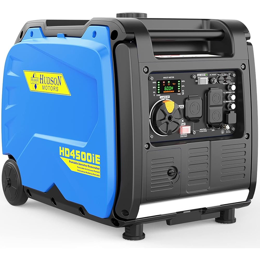$24/mo - Finance Hudson Motors 4500-Watt Super Quiet Portable Inverter ...