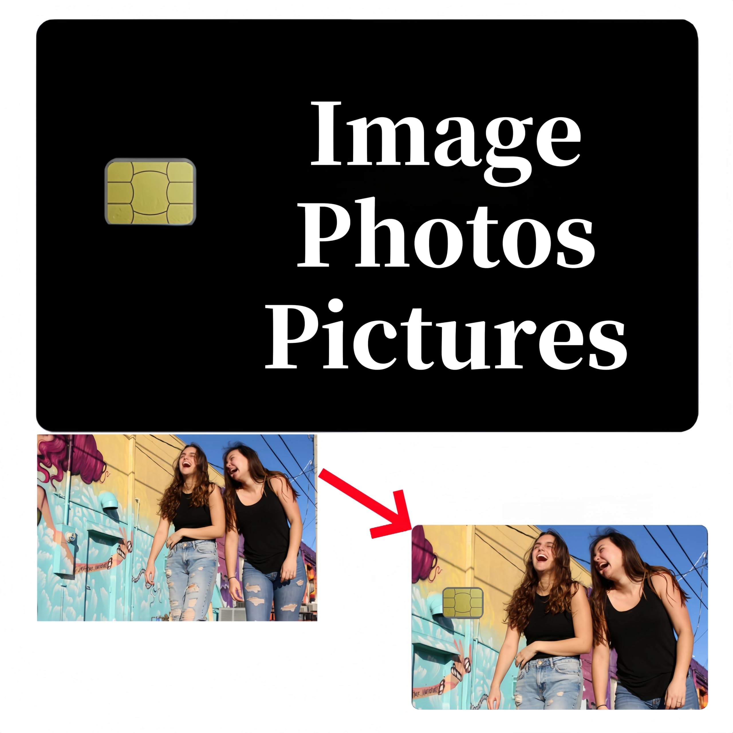 Amazon.com : Custom Credit Card Skin, Debit Card Skin Credit Card Skin ...
