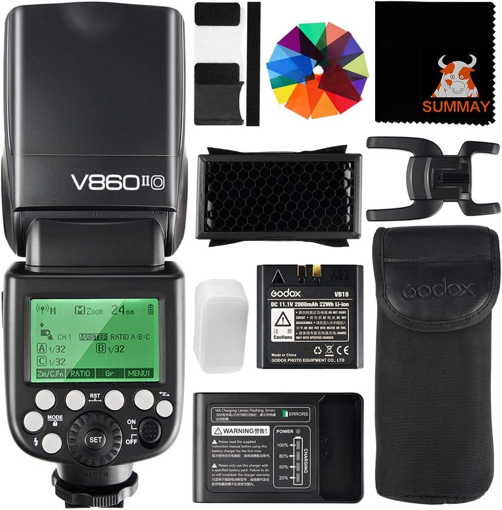 Amazon.com : GODOX V860II-O TTL Camera Flash Speedlight with ...