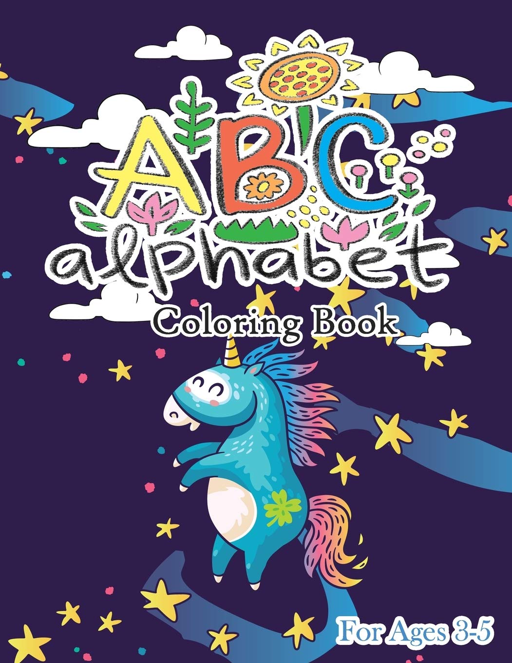 Abc Alphabet Coloring Book Abc Animal Coloring Book For Toddlers ...