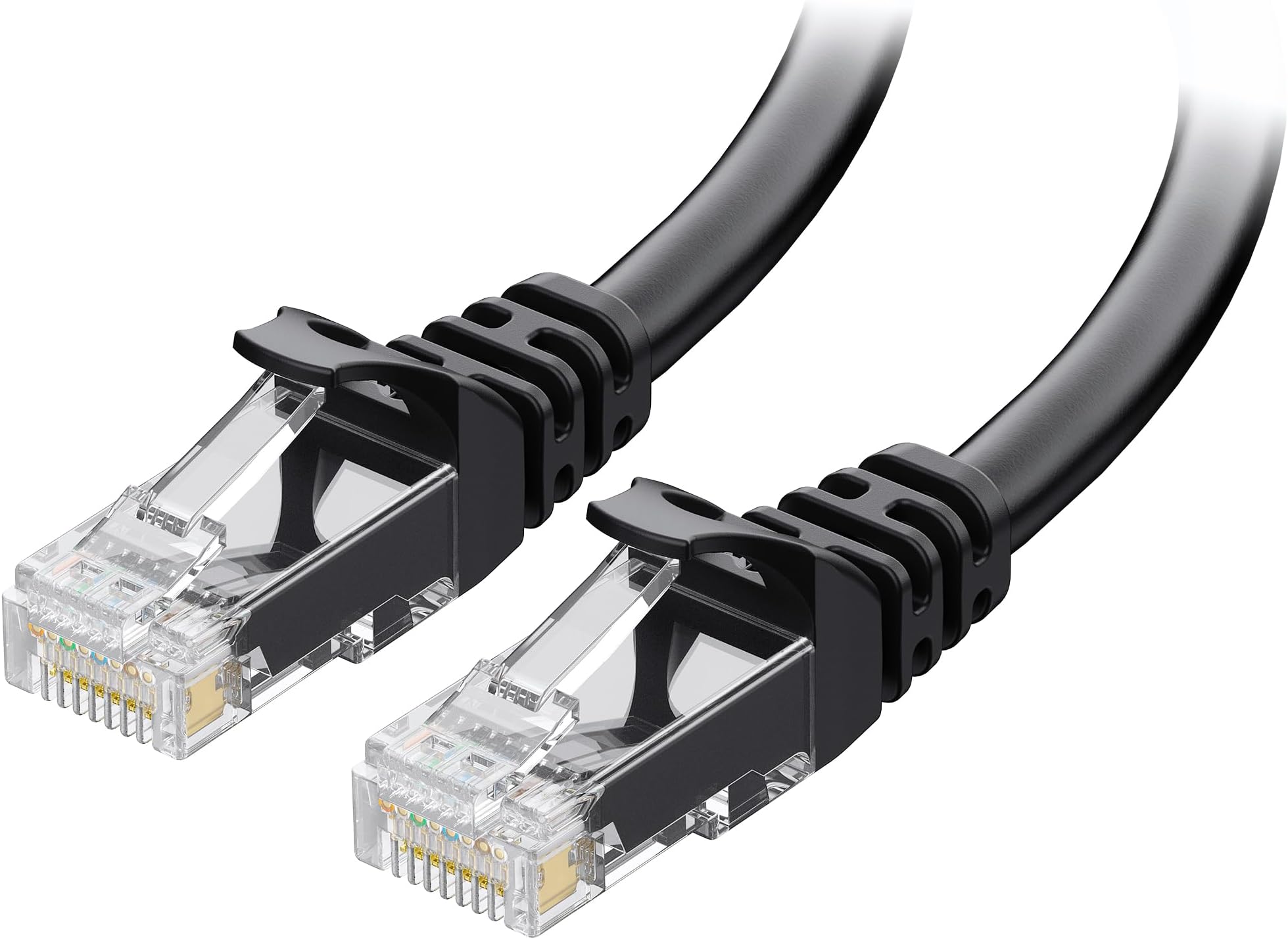 6ft Ethernet Cable Cat 6 2m CAT6 Ethernet Cable - Grey CAT 6 Gigabit ...