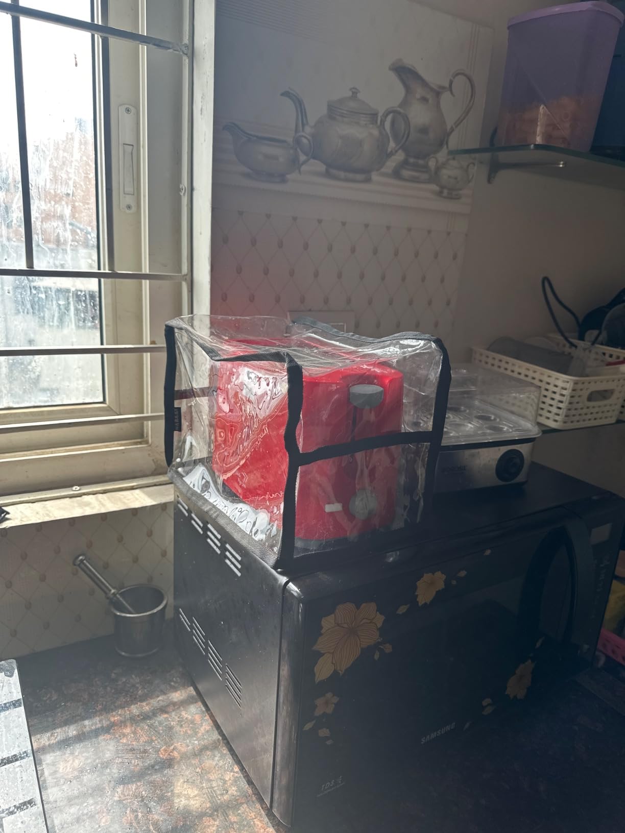 NABAAT Transparent Waterproof 2 Slice Toaster Dust Cover for All Types ...