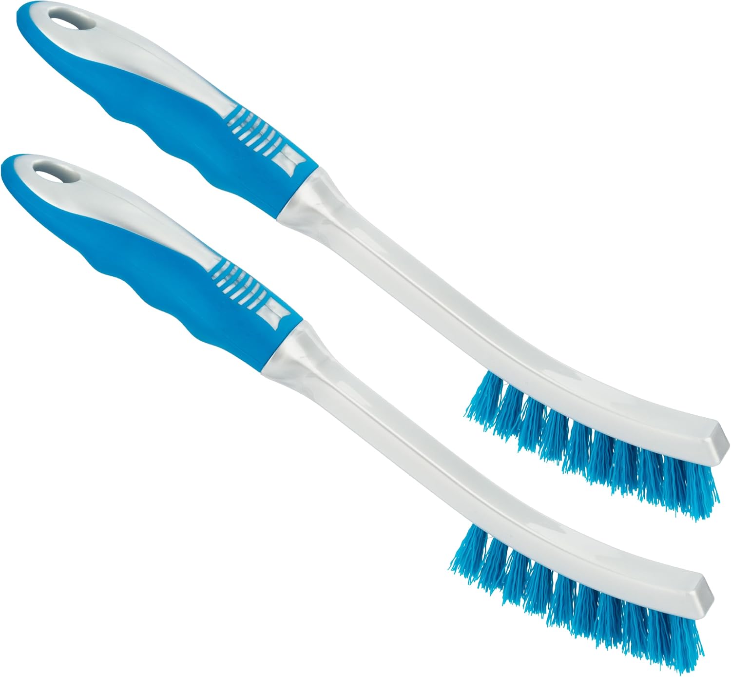 HOMESHOPA Grout Tile Brush, 2 Pack Plastic Small Narrow Grout Cleaning ...