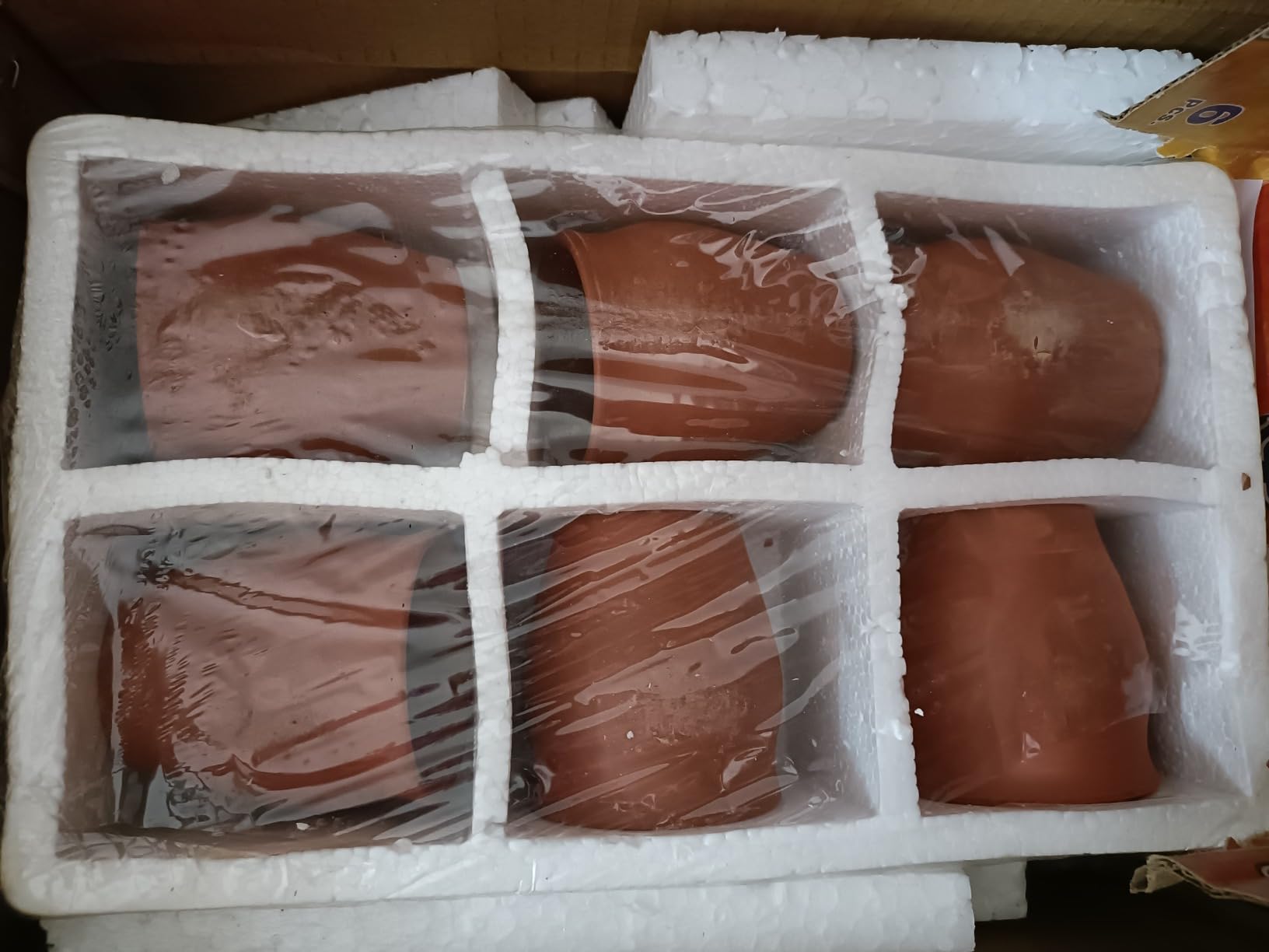 HEALTHYINDIA Bhanvi Handcrafted Kullar Mitti Clay Cup Mug Natural ...