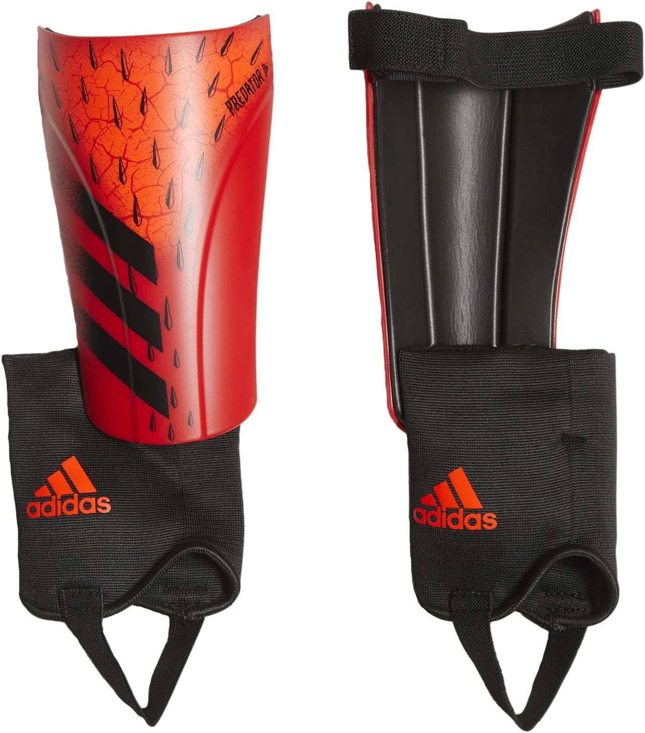 Amazon.com : adidas Unisex- Match Shin Guards, Red/Black/Solar Red ...