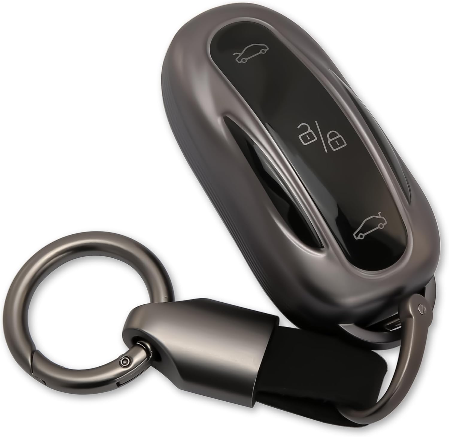 Amazon.com: WNILIAN for Tesla Key Fob Cover TPU Key Case with Keychain ...