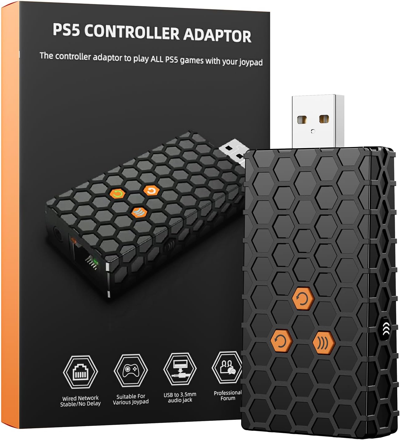 Amazon.com: IGRL Controller Adapter for PS5 Console - Wireless ...