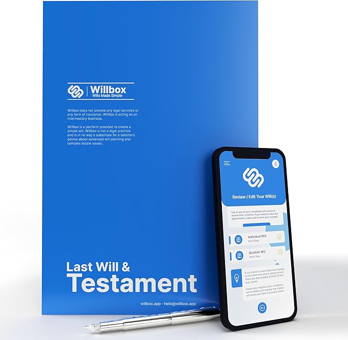 Willbox | Last Will And Testament Will Writing Kit, Do It Yourself Will ...